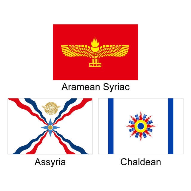 Assyrian Syriac-aramean and Chaldean Flags 150X90CM - Etsy Australia