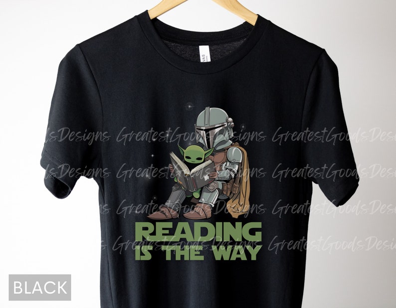 Reading Shirt Mandalorian Baby Yoda Teacher Reading Shirt - Etsy
