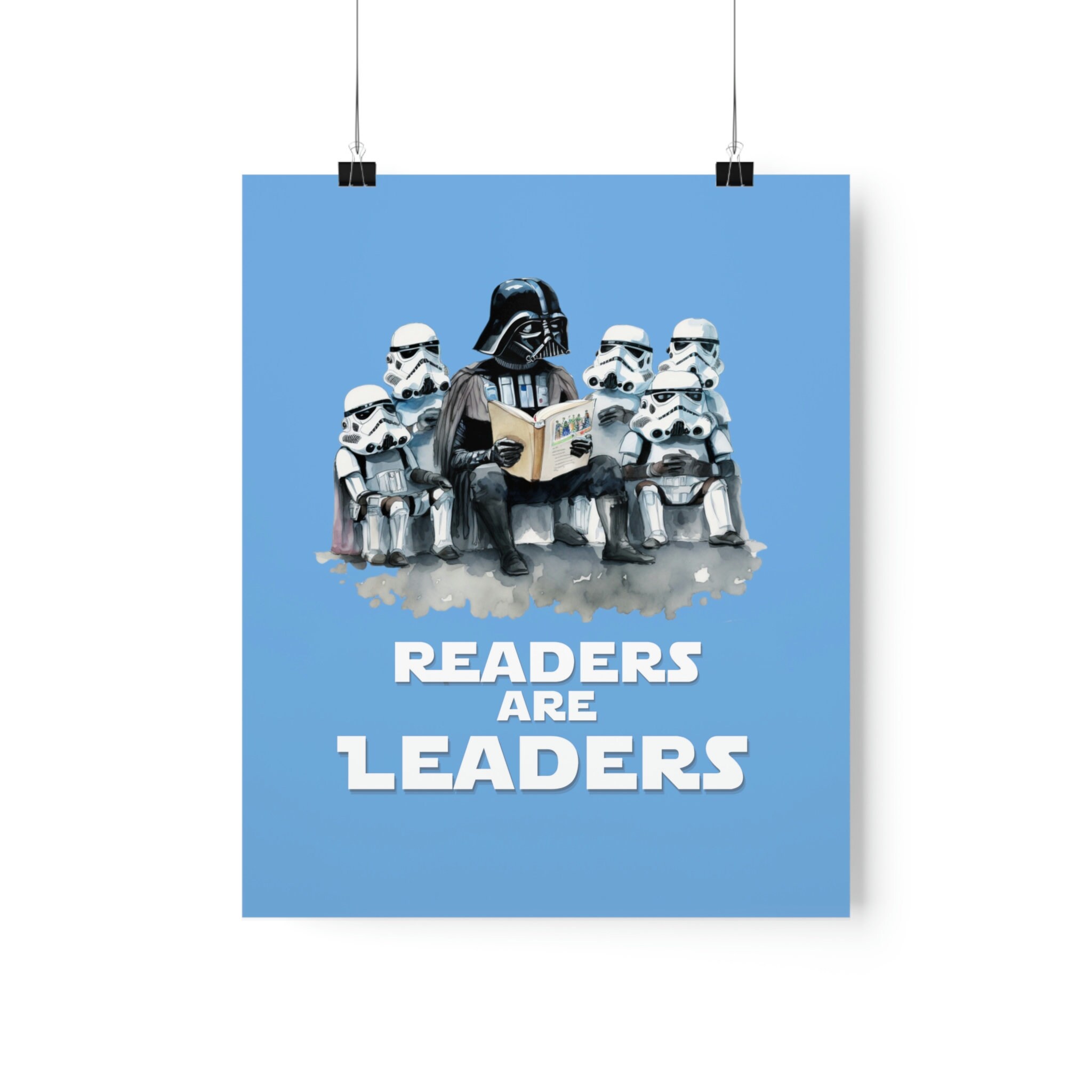 Readers Are Leaders Darth Vader Star Wars Premium Matte Poster - Etsy