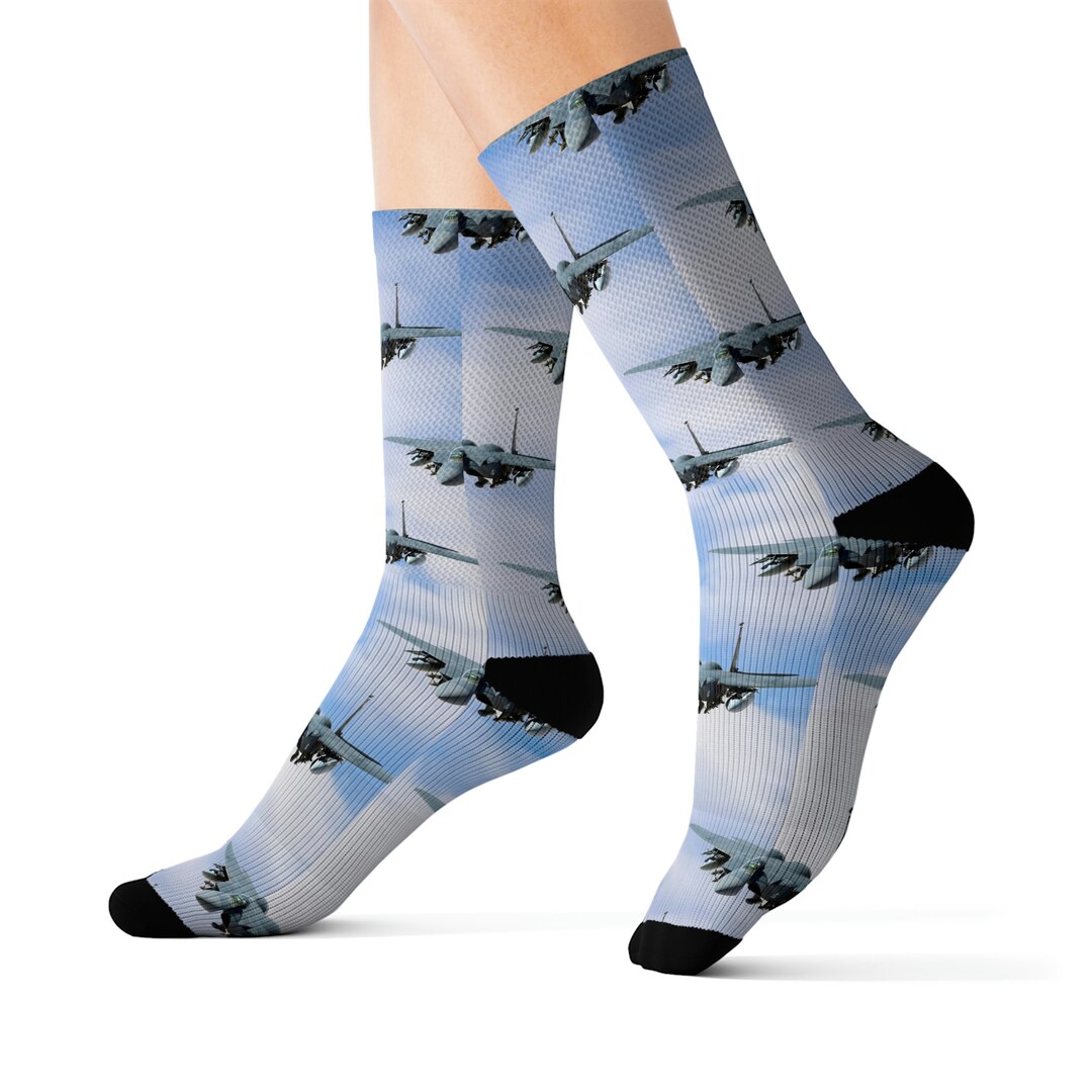 F-15E Strike Eagle Socks Sublimation Socks - Etsy