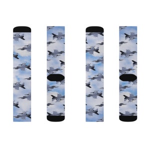 F-16 Fighting Falcon - Sublimation Socks - Etsy