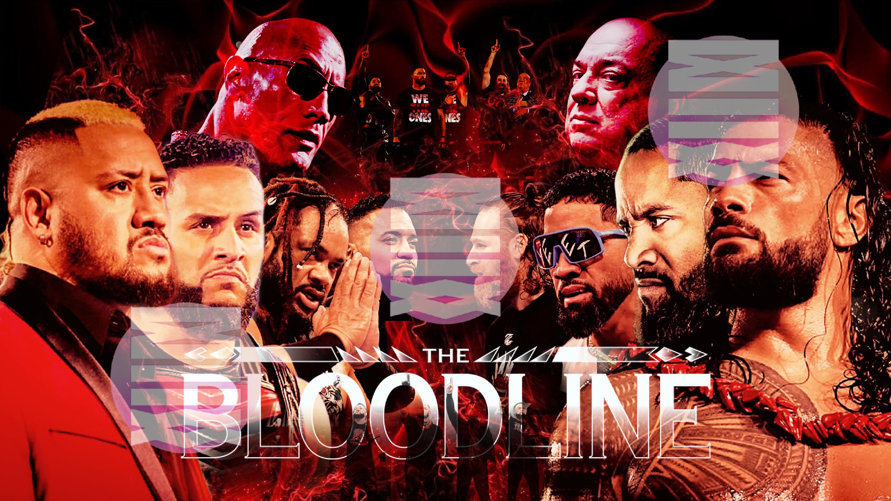 The Bloodline WWE Wall Frame TV Art - Etsy