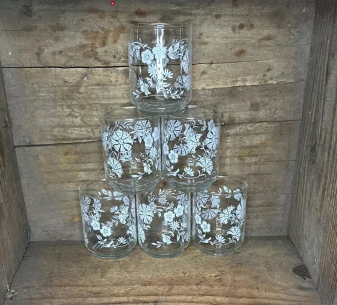 Vintage Libbey Juice Glasses Set Of 6 Etsy 3786