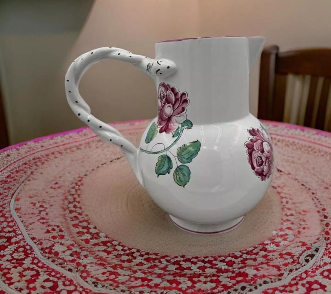 Vintage Tiffany & Co. Strasbourg Flowers Pitcher Floral With Snake ...