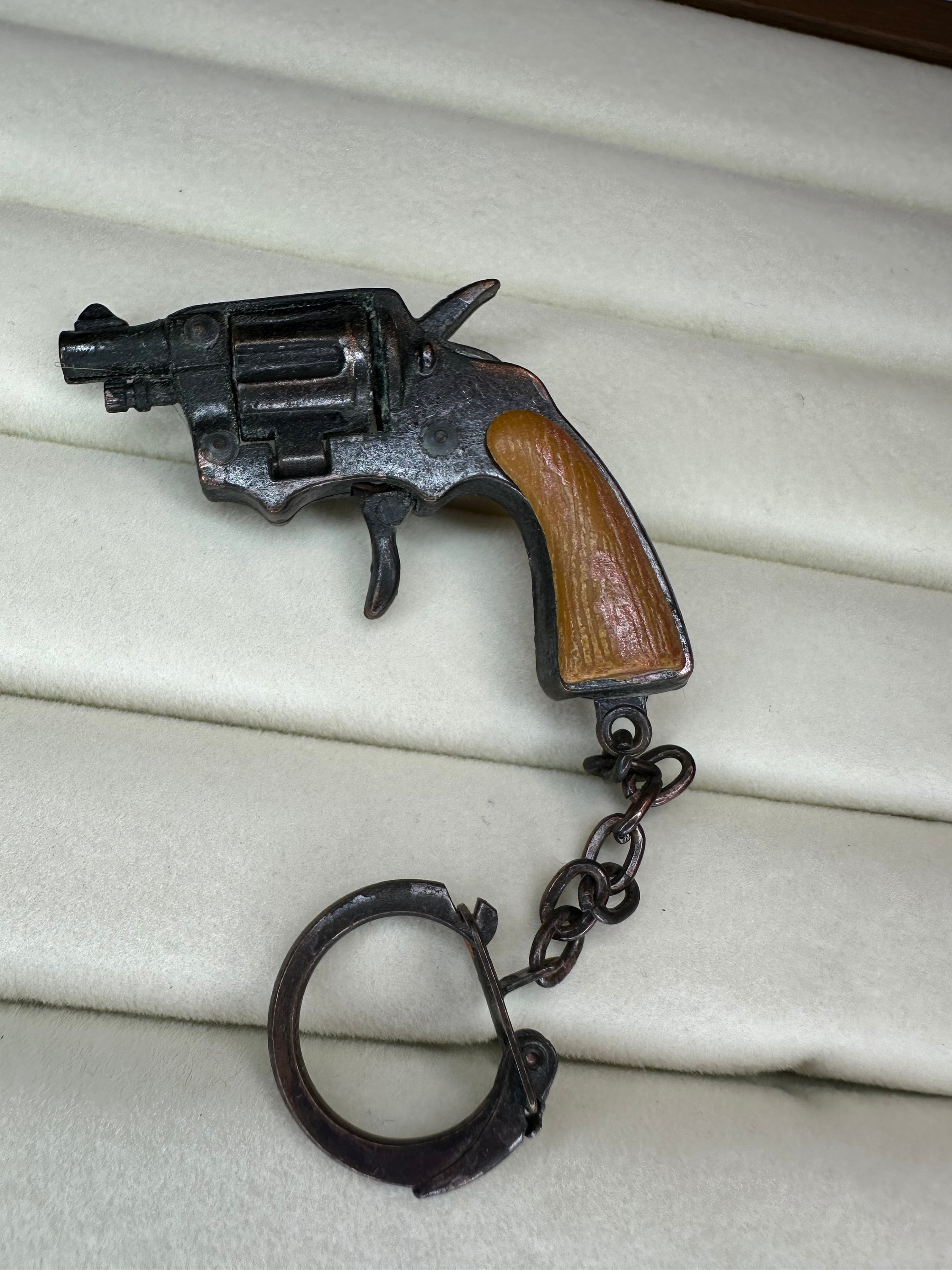 Vintage Mini Diecast Single Shot Cap Gun Pistol Keychain - Etsy