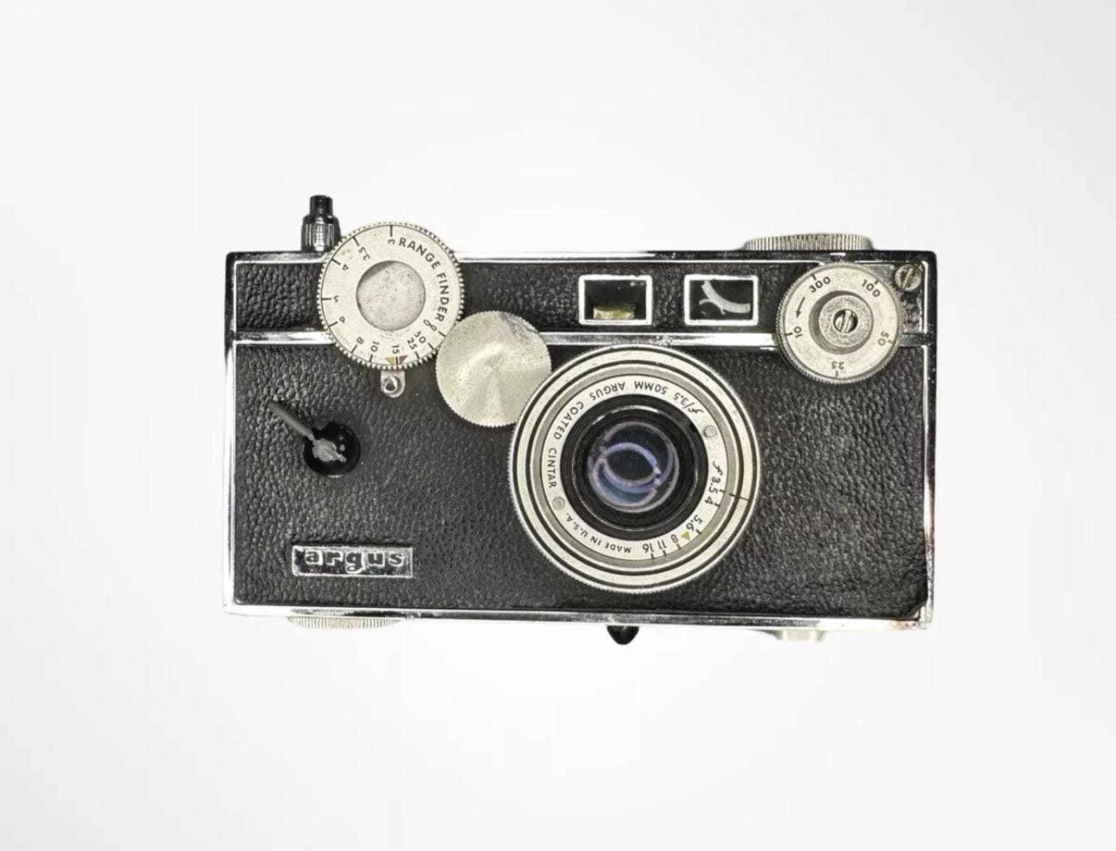 Black Vintage Argus Camera 50 MM F3.5 With Carrying Bag Untested - Etsy