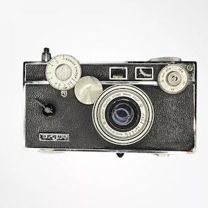 Black Vintage Argus Camera 50 MM F3.5 With Carrying Bag Untested - Etsy