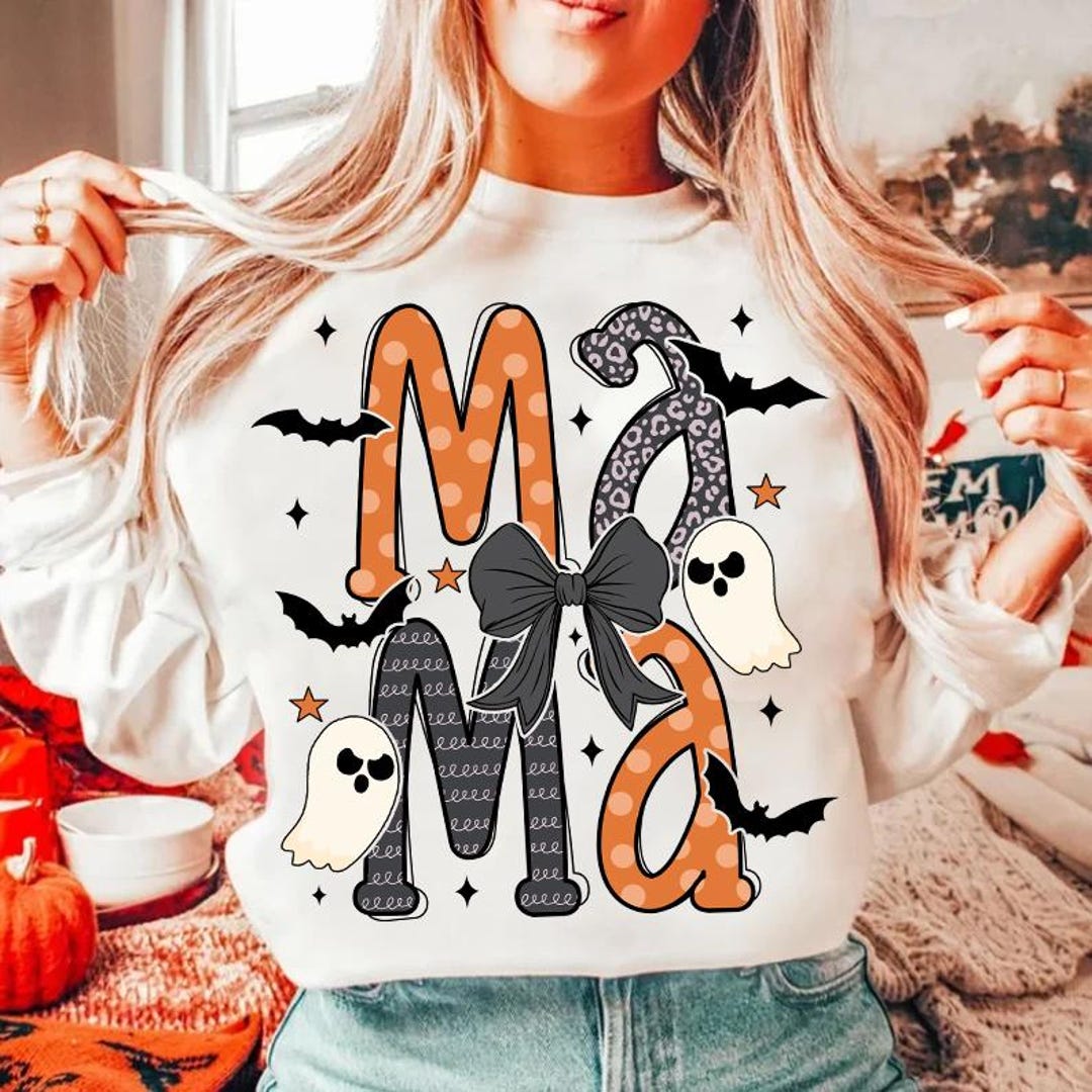 Halloween Mama Sublimation Design Png, Spooky Mama Png, Spooky Season ...
