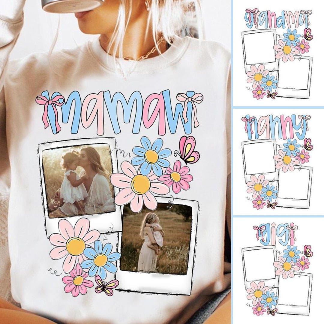 Custom Mamaw Grandma Gigi Nanny Kids Photo Png Bundle, Mothers Day Png ...
