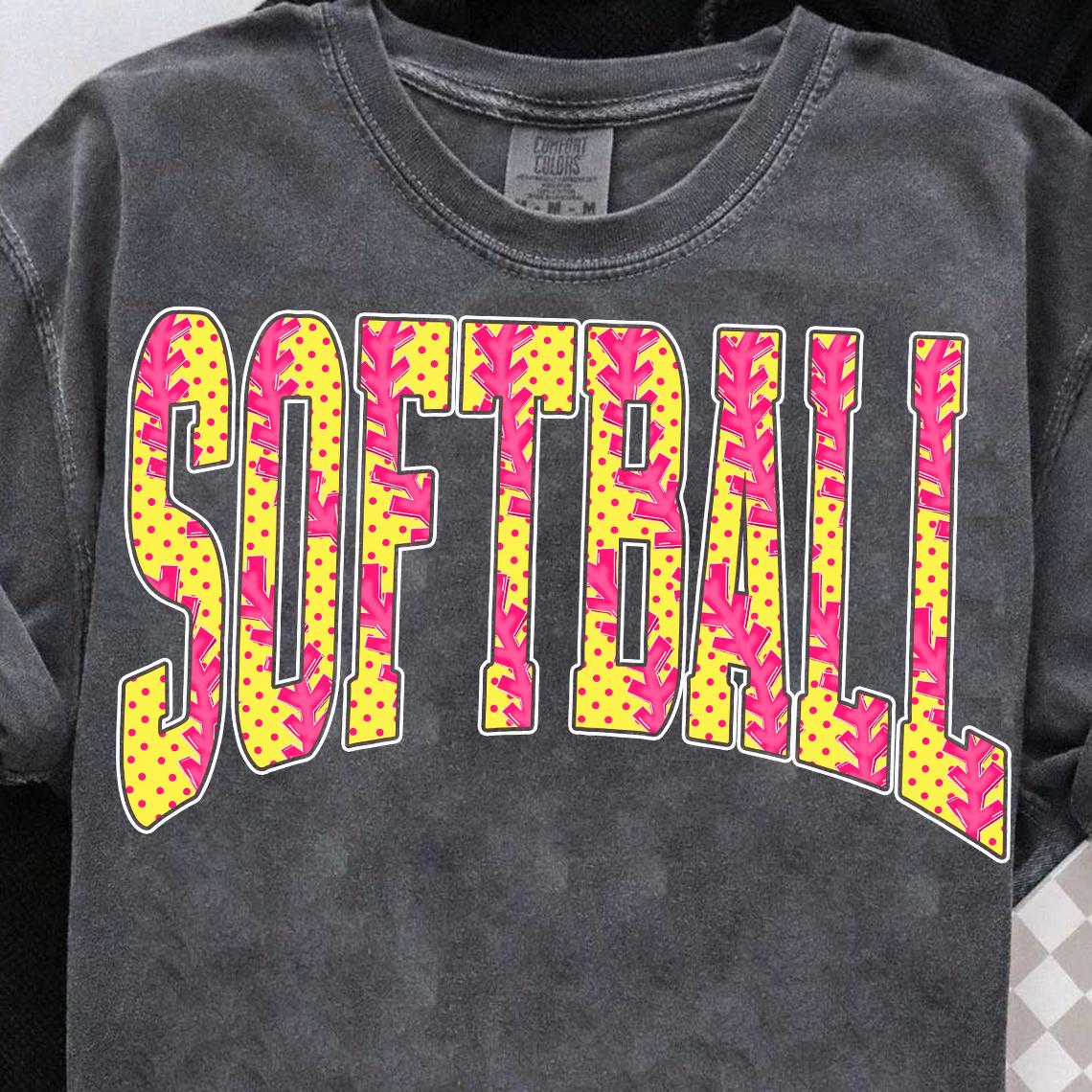 Retro Softball Game Day Png, Softball Stripes Leopard Pink Png, Dainty ...