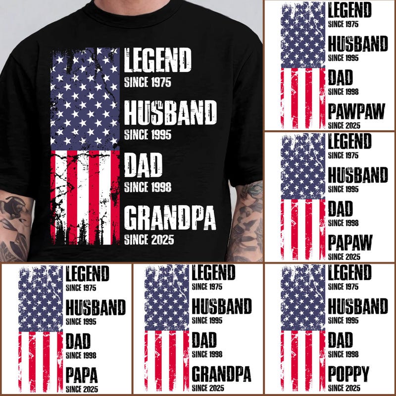 Daddy Flag Svg - Etsy