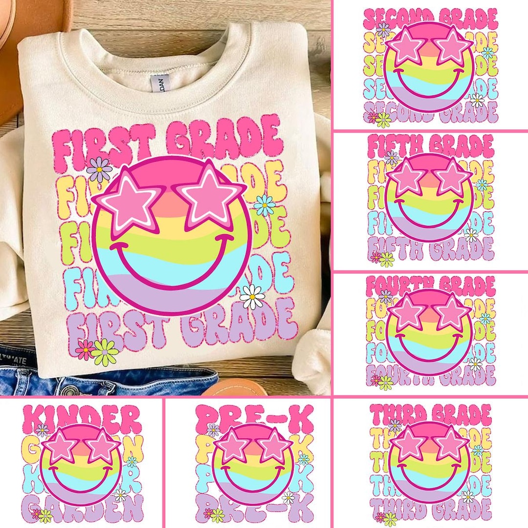 Retro Back to School Bundle, Kindergarten, First Day of School, School ...