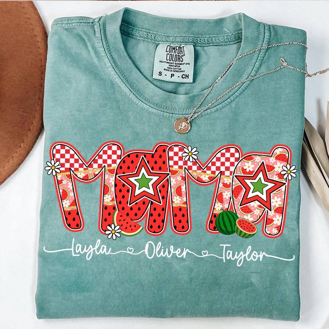 Preppy Mama Watermelon Glitter Png, Cute Watermelon Floral Mama With ...