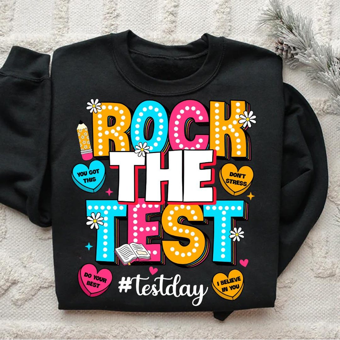 Rock the Test You Got This Png, Preppy Test Day Png, Testing Day Png ...