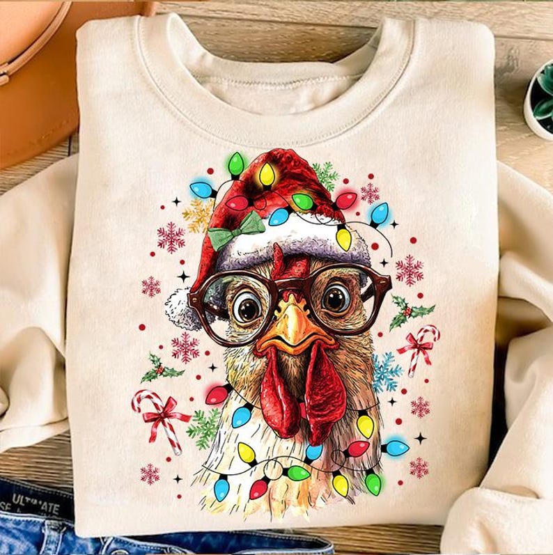 Pollo navideño Png, Pollitos felices Png, Invierno Png, Navidad ...