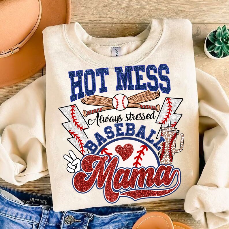 Baseball Mama Png, Boujee Baseball PNG, Sublimation Design, Digital ...