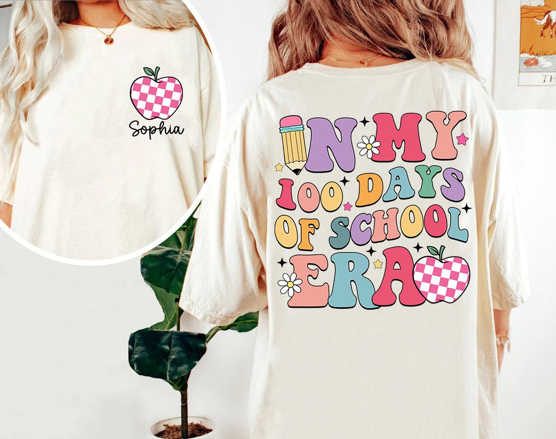 In My 100 Days of School Era PNG, 100 Days of School Celebration ...