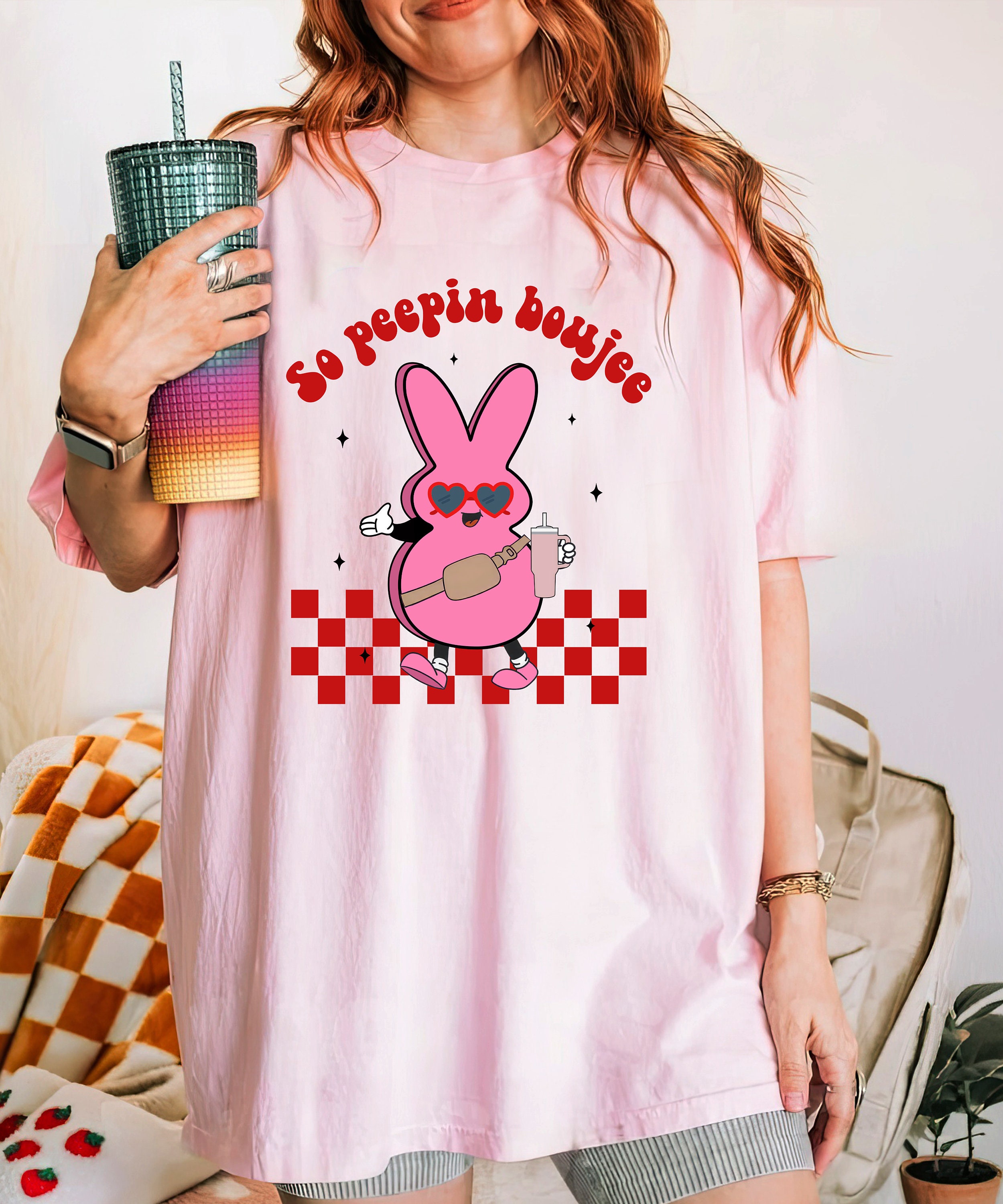 So Peepin Bougee PNG, Checkered SVG, Cute Stanley Inspired PNG ...