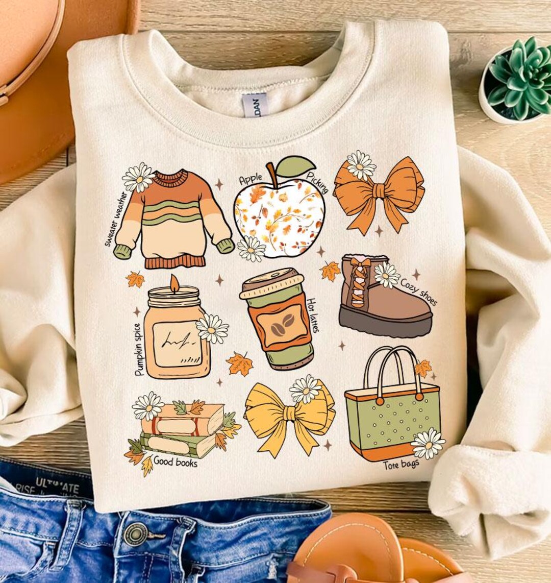 Fall Faves Png, Retro Fall Png, Fall Things Png, Fall Pumpkin Png ...