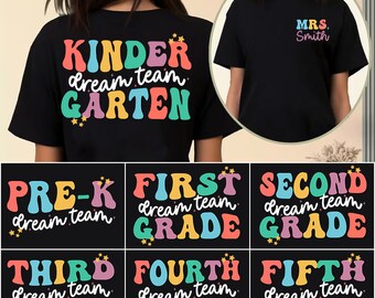 Retro Back to School Bundle, Kindergarten, First Day of School, School ...