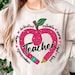 Teacher Heart Pencil Png, Valentine Day Png, Teacher Valentine Png ...