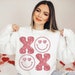 Xoxo Smiley Face Sequins Glitter Png, Valentines Day Sublimation Png ...
