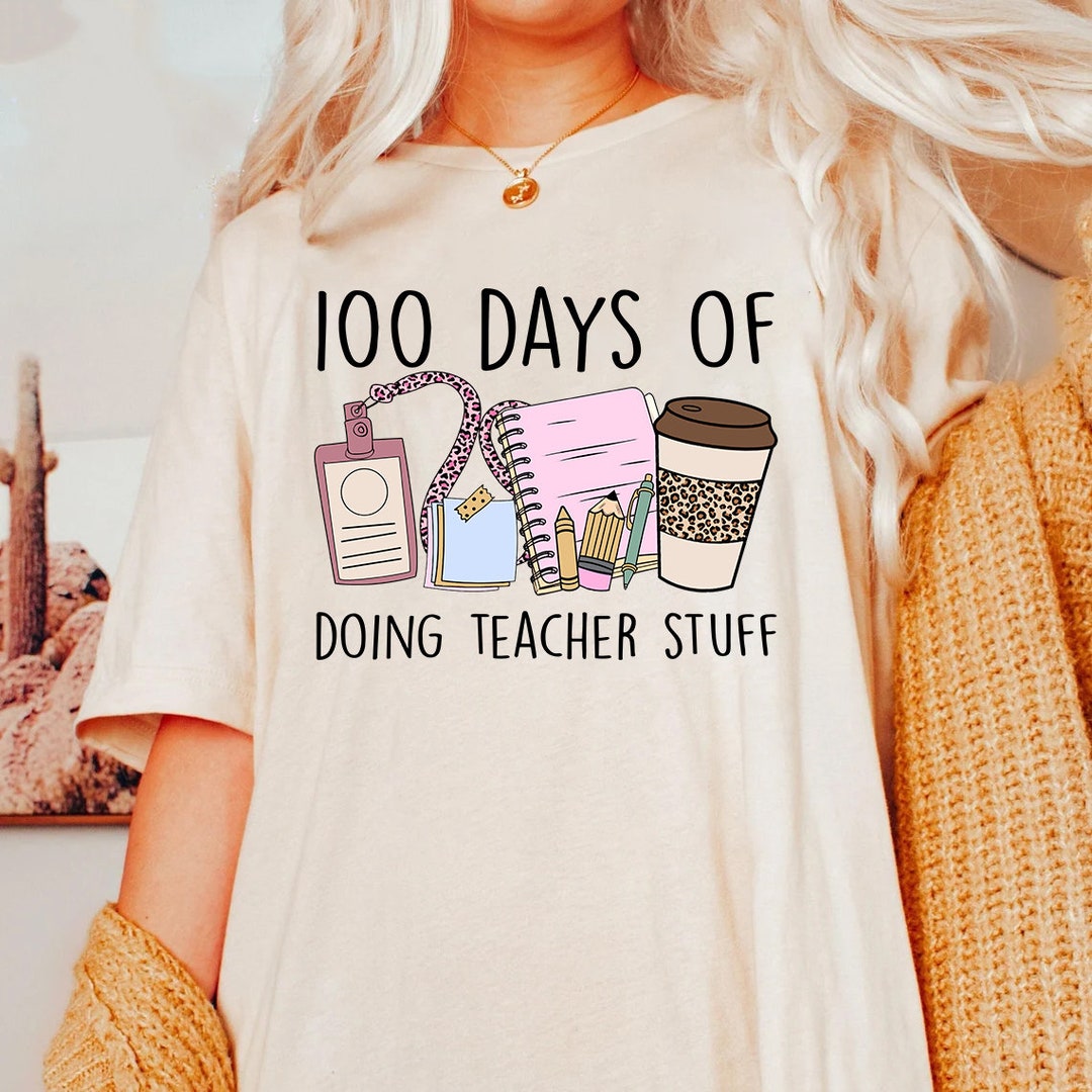 100 Days of School Png, 100 Days of Doing Teacher Things Png, Happy 100 ...