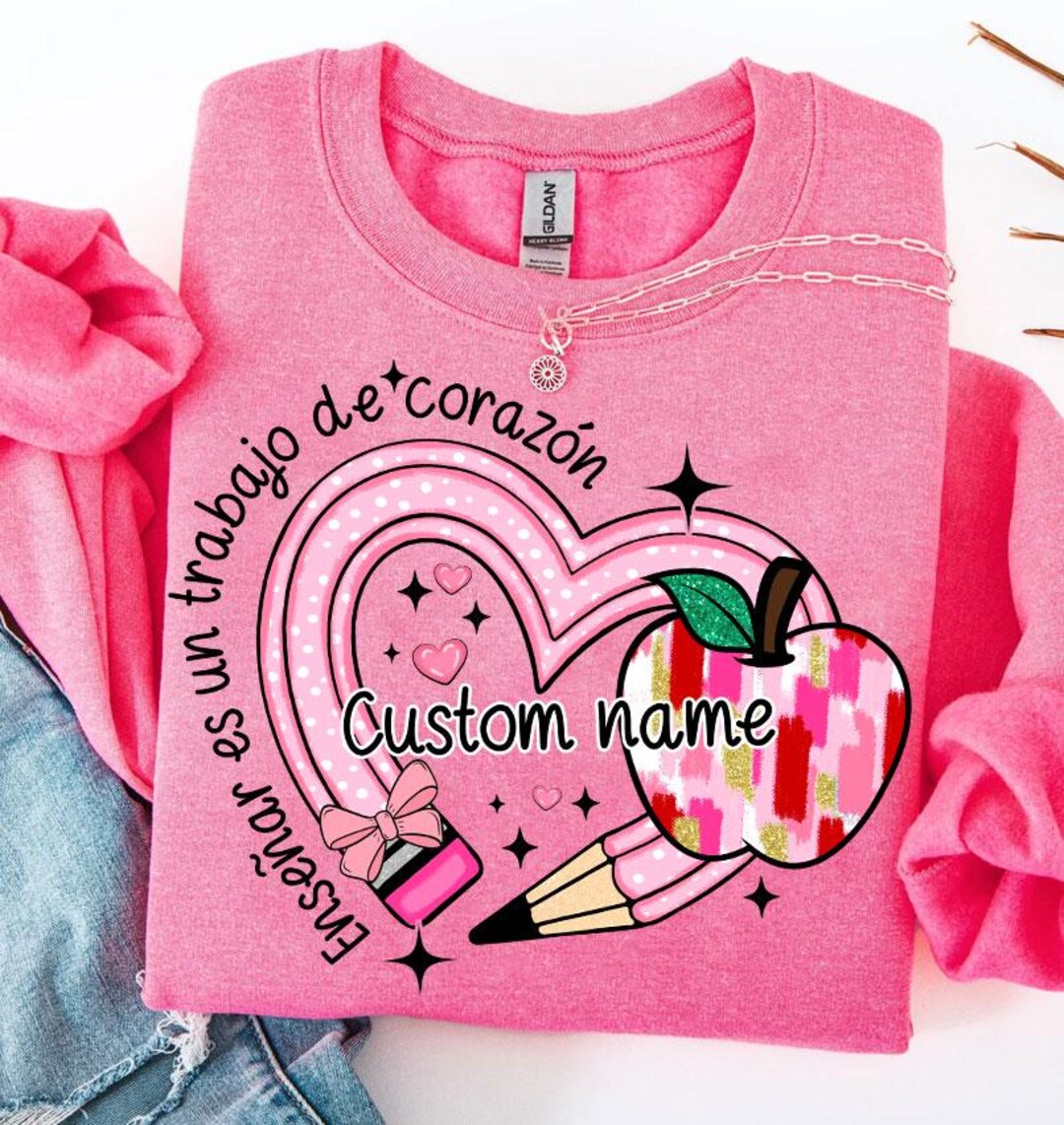 Custom Teacher Valentine Png, Pencil Teacher Png, Valentine's Day ...