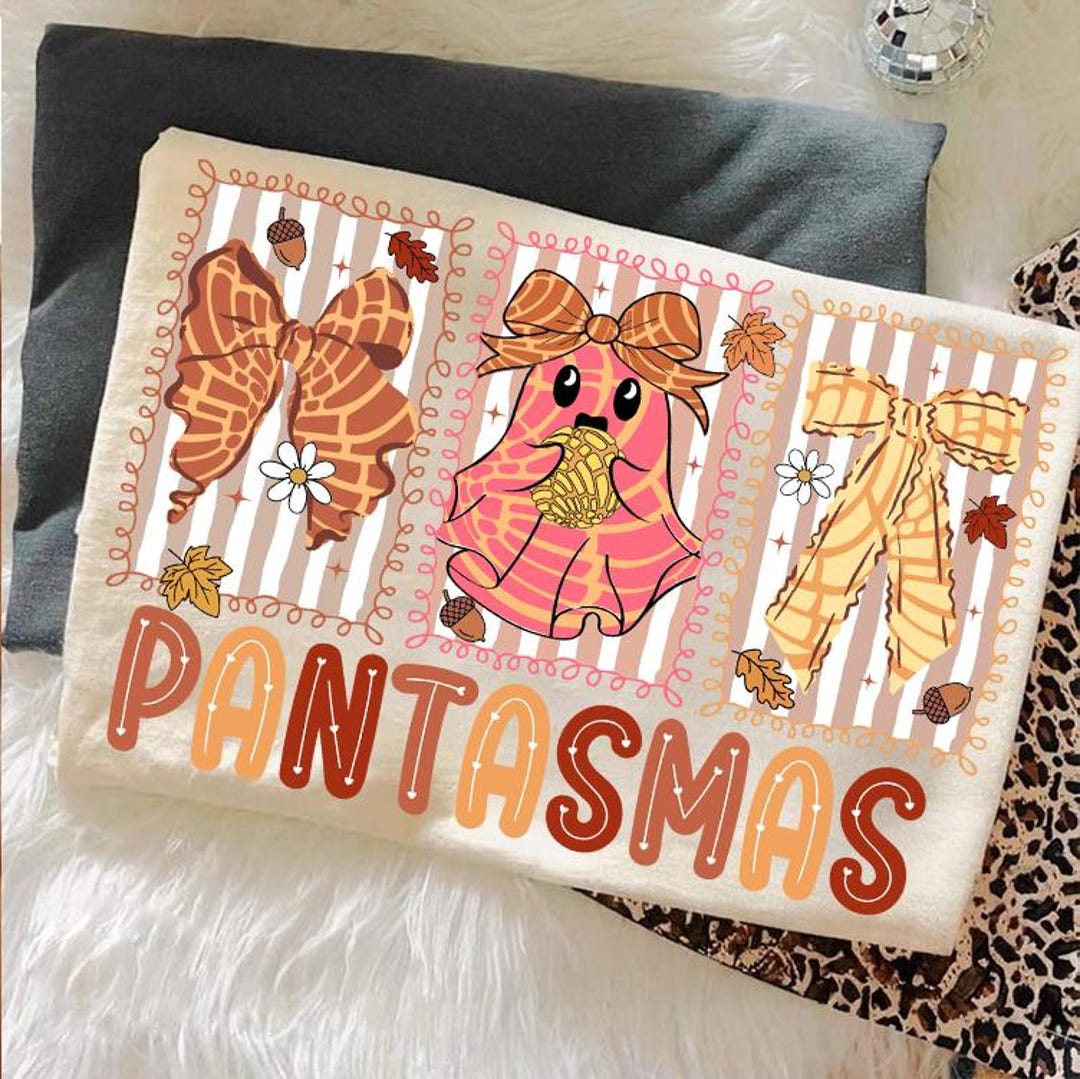 Mexican Conchas Ghost Coquette Bowpng, Pantasmas PNG, Halloween Mexican ...