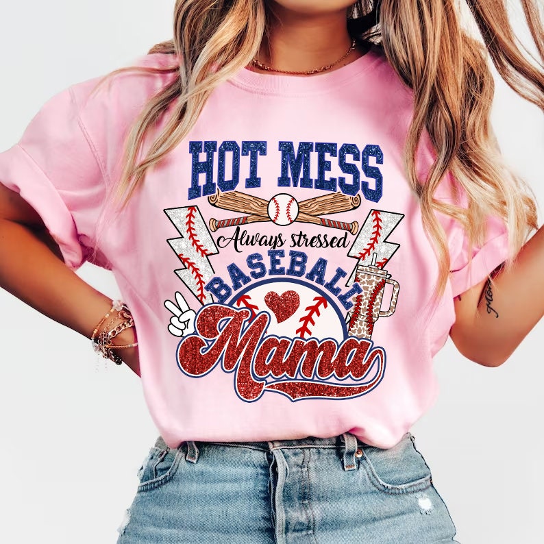 Baseball Mama Png, Boujee Baseball PNG, Sublimation Design, Digital ...