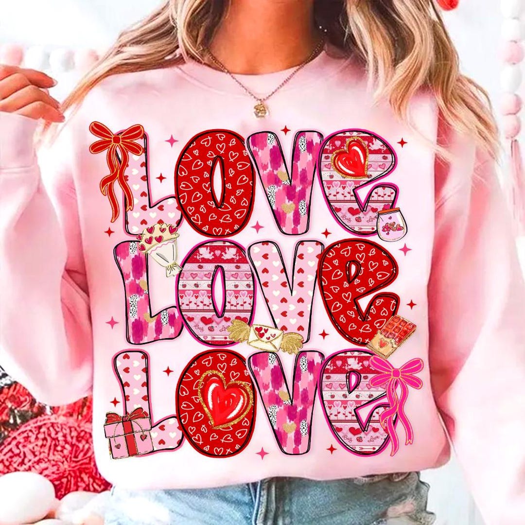 Valentines Coquette PNG, XOXO Bow Png, Love PNG, Preppy Love Png ...