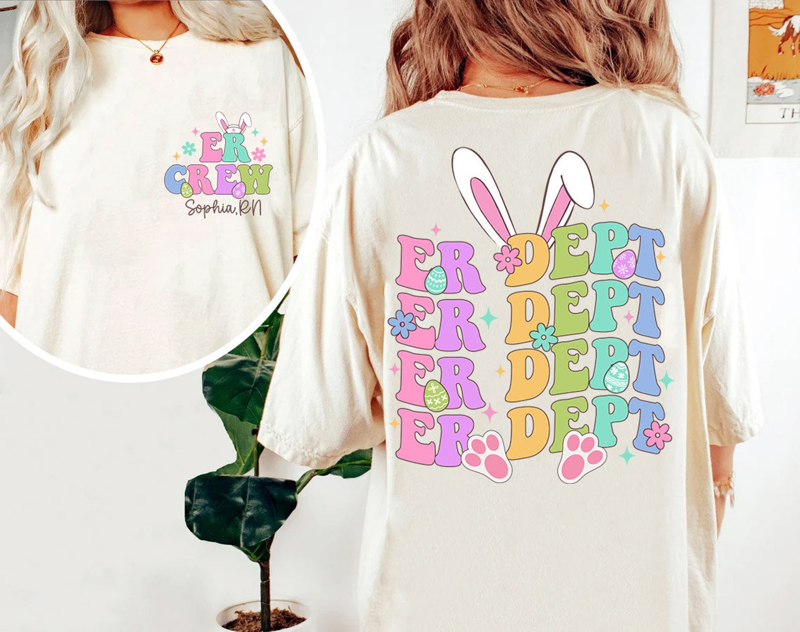 Easter Emergency Department PNG, Er Dept Easter Nurse Png Sublimation ...