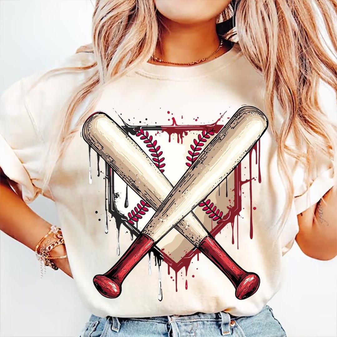 Baseball Home Plate Ice Cream Drip Png, Retro Baseball Sports Team Png ...