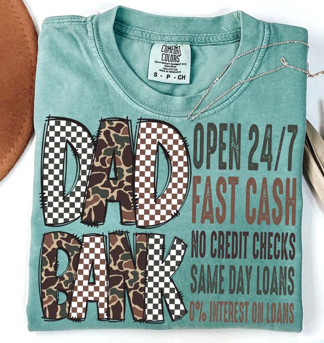 Dad Bank Png, Bank of Dad Png, Father's Day Png, Funny Dad PNG ...