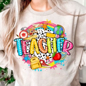 Teacher Dalmatian Png, Dalmatian Dots Png, Back to School Png, Teacher ...