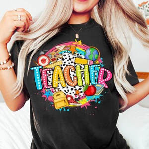 Teacher Dalmatian Png, Dalmatian Dots Png, Back to School Png, Teacher ...