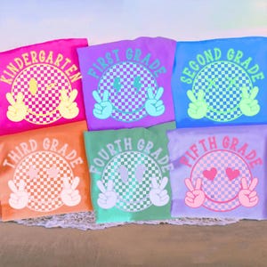 Checkered Neon Back to School PNG Bundle, Coquette Kindergarten Pre-k ...
