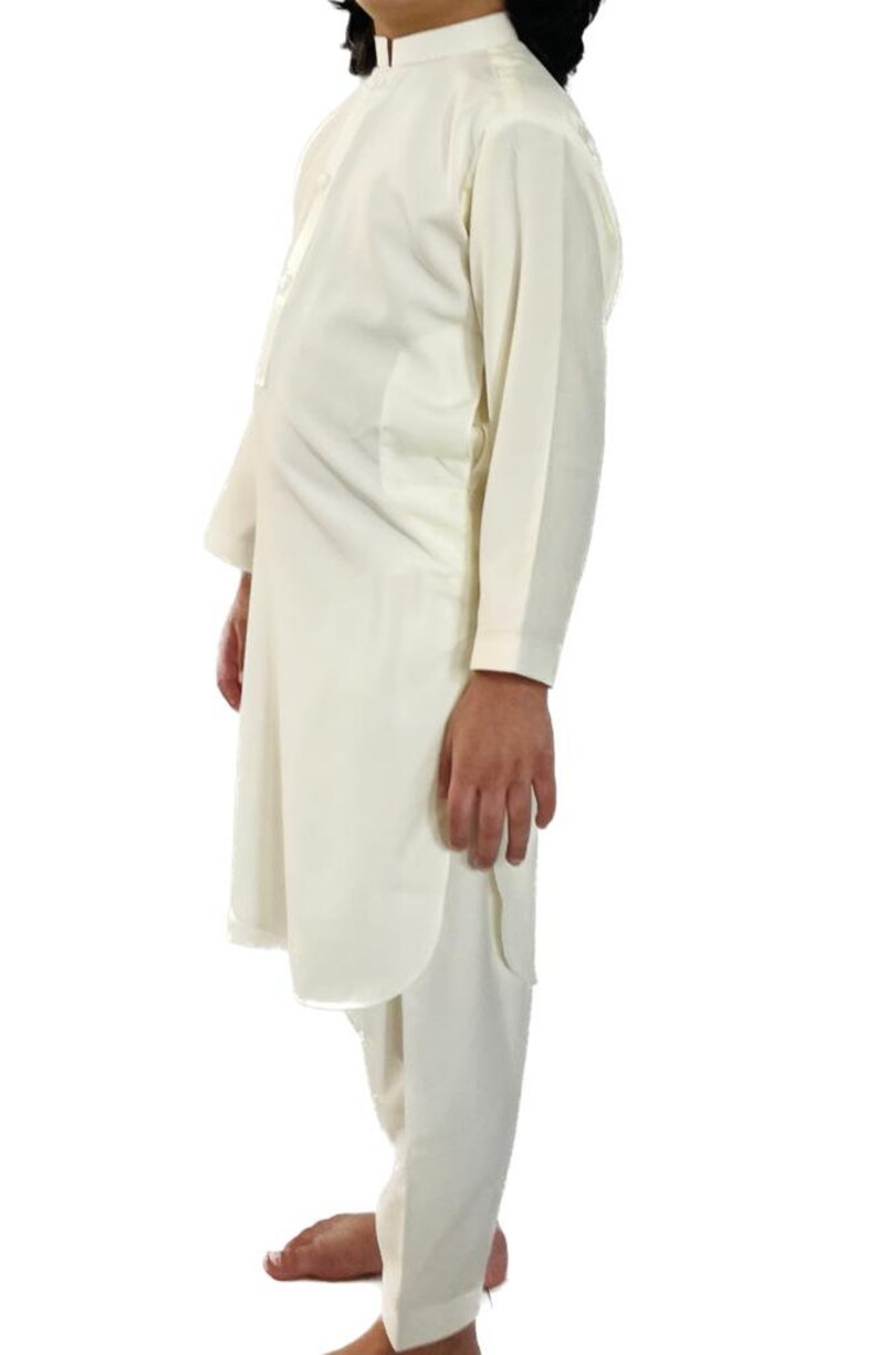 Off-white Color Muslim Clothes Muslim Boy Clothes Eid Clothes Islamic ...