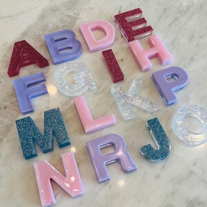 Custom Alphabet Magnets, Fridge Magnets, Resin Magnets, Toddler ...
