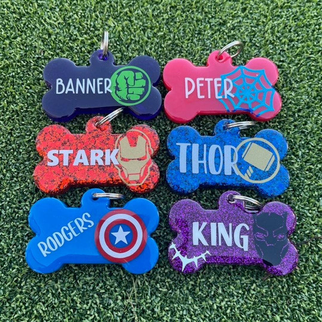 Avengers Pet Tag - Etsy