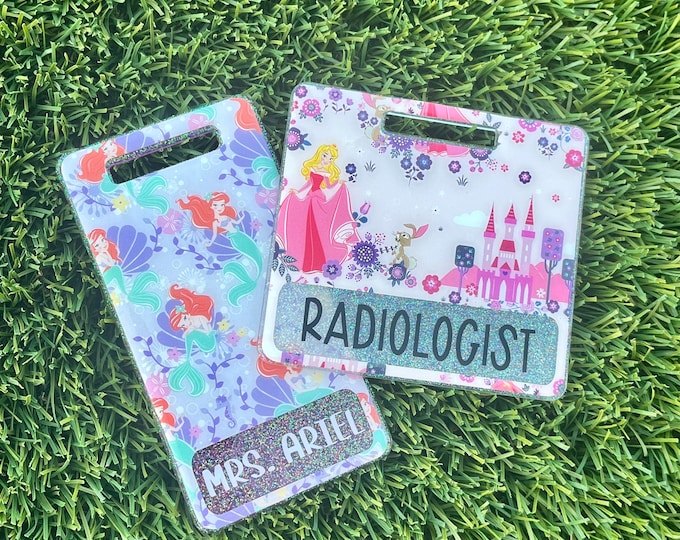 Princess Badge Buddy, Build Your Own, Personalized Keycard, Custom ...