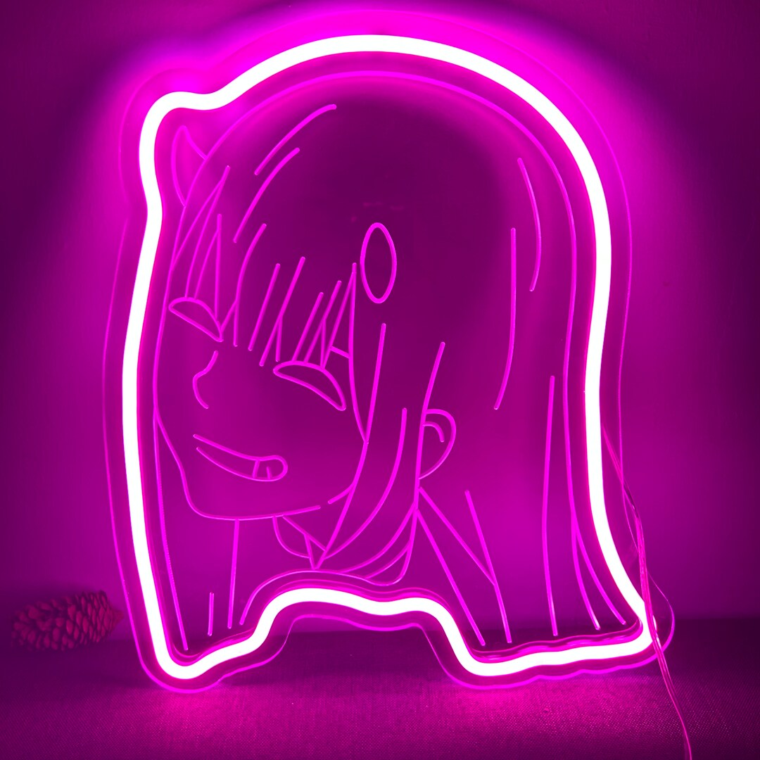 Neon Sign Animation Neon Sign Cute Girl Neon Sign Custom - Etsy