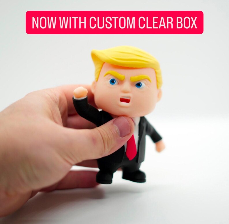 Donald Trump 3D Miniature - Iconic Raised Fist - Make America Great ...