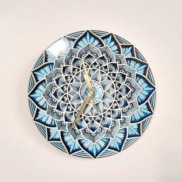 Mandala Clock - Etsy