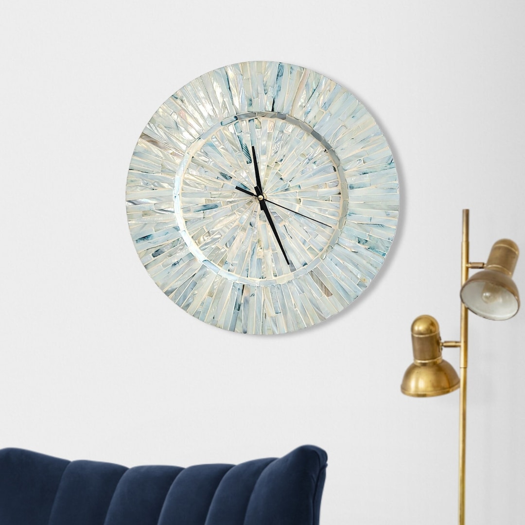 Modern Wall Clock - Maximalist Home Decor - Silent Clocks for Wall ...