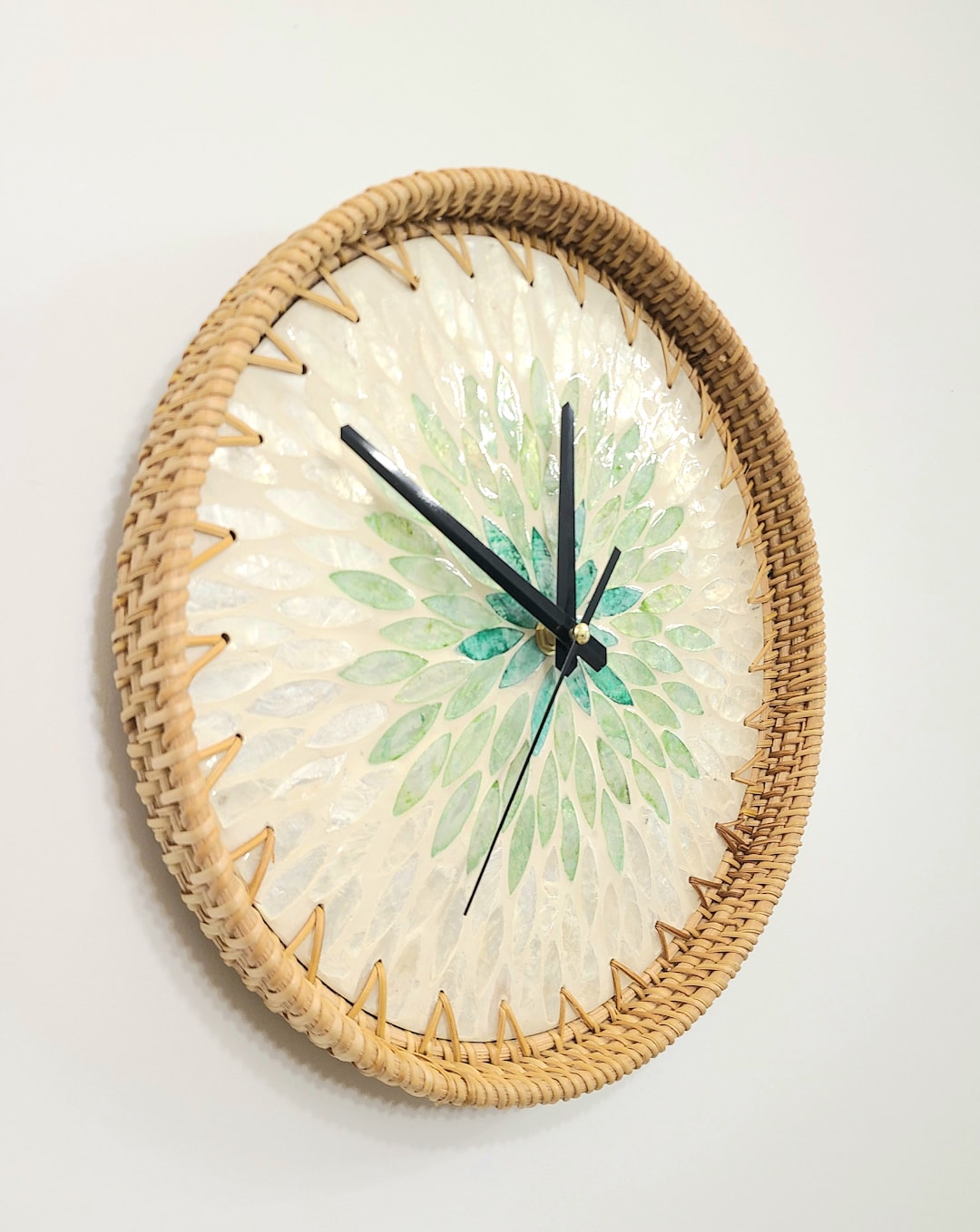 12 Inch Large Wall Clock Unique, Rustic Cottagecore Clocks for Wall ...
