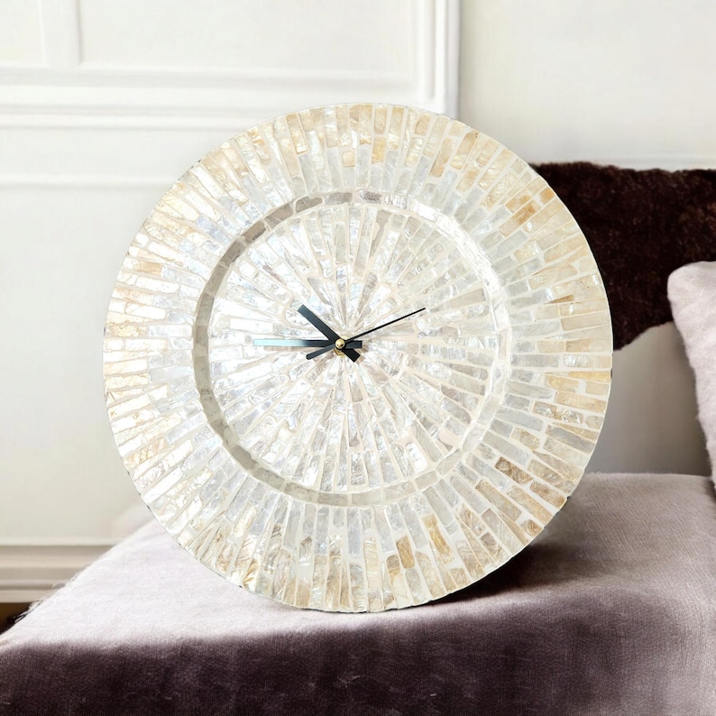 Modern Wall Clock - Maximalist Home Decor - Silent Clocks for Wall ...