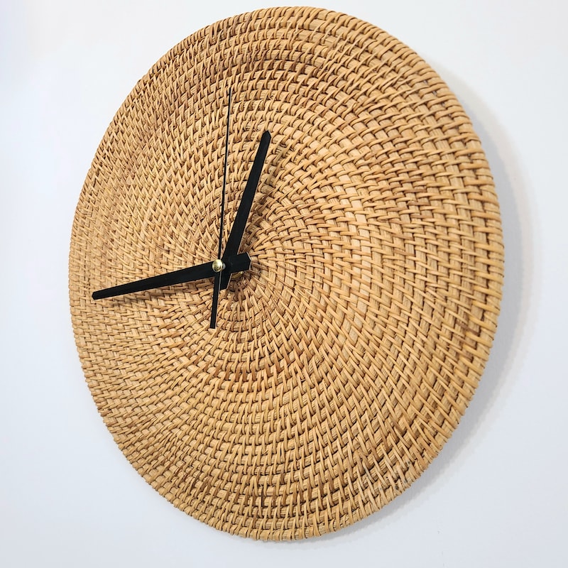 Natural Wood Clock - Etsy