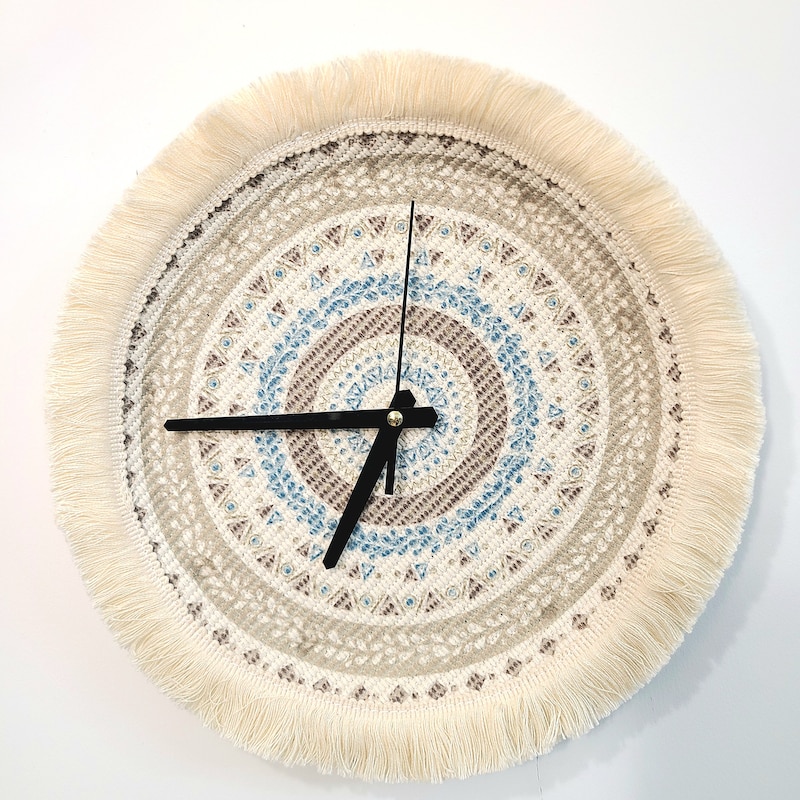 Boho Wall Clock - Etsy