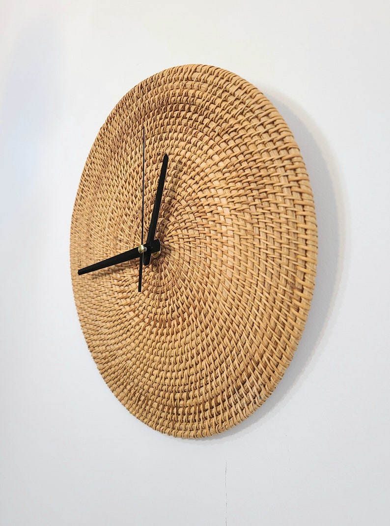 12 Inch Large Wall Clock Unique, Rustic Cottagecore Clocks for Wall ...